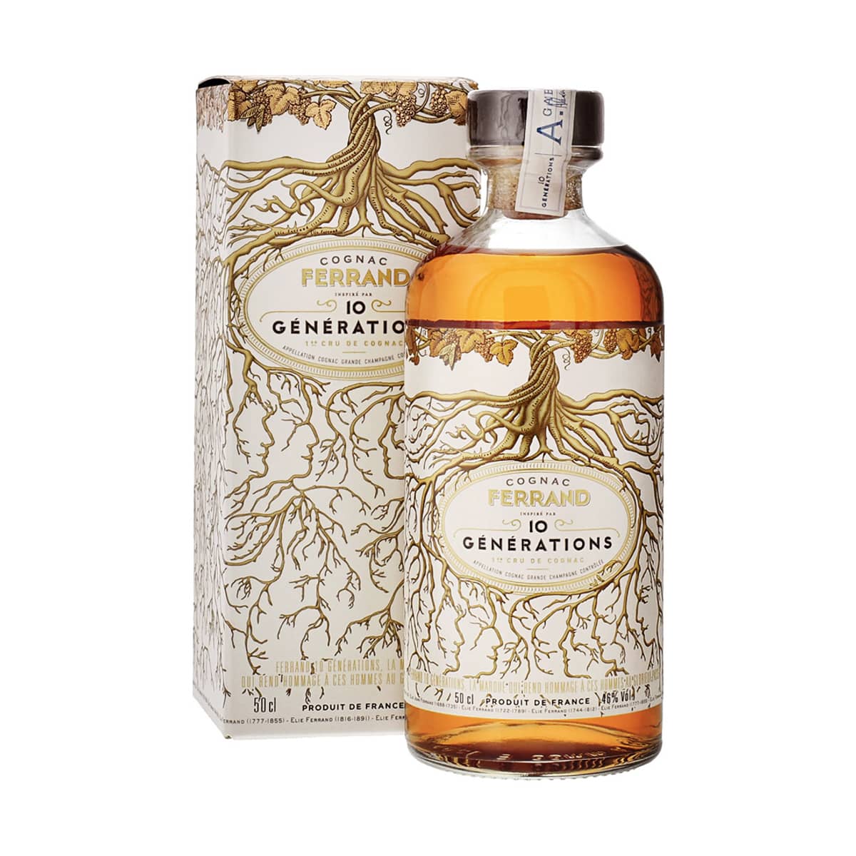 Ferrand 10 Générations 1er Cru de Cognac Grande Champagne 50cl | Drinks.ch