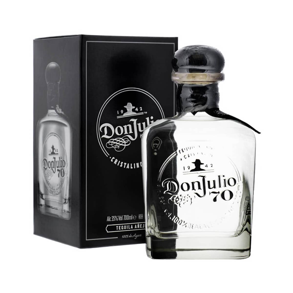 Don Julio 70 Tequila Crystal Claro Añejo 70th Anniversary Limited ...