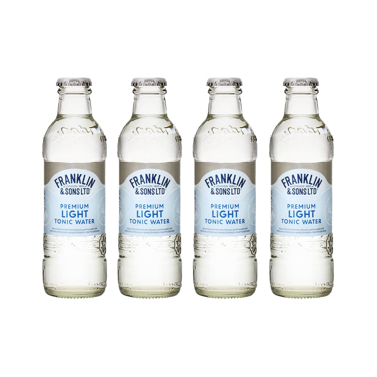 Franklin & Sons Premium Light Tonic 20cl 4er Pack | Drinks.ch