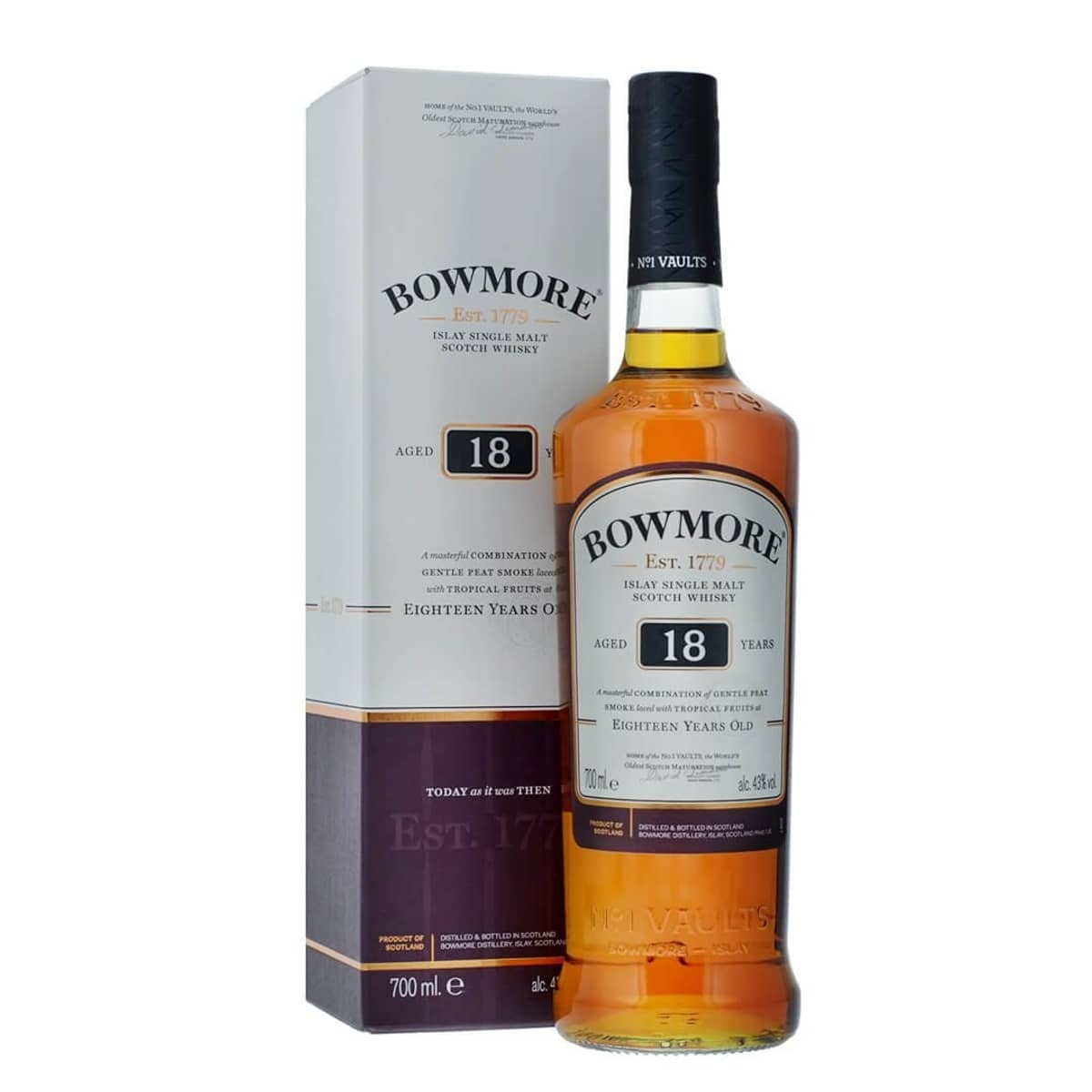 Bowmore 18 Years Single Malt Whisky 70cl | Drinks.ch